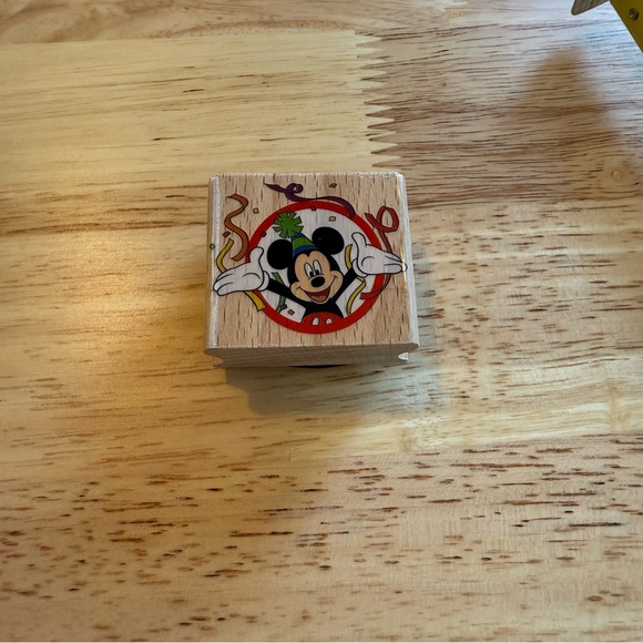 Disney | Art | Disney Mickey Mouse Rubber Stamp | Poshmark
